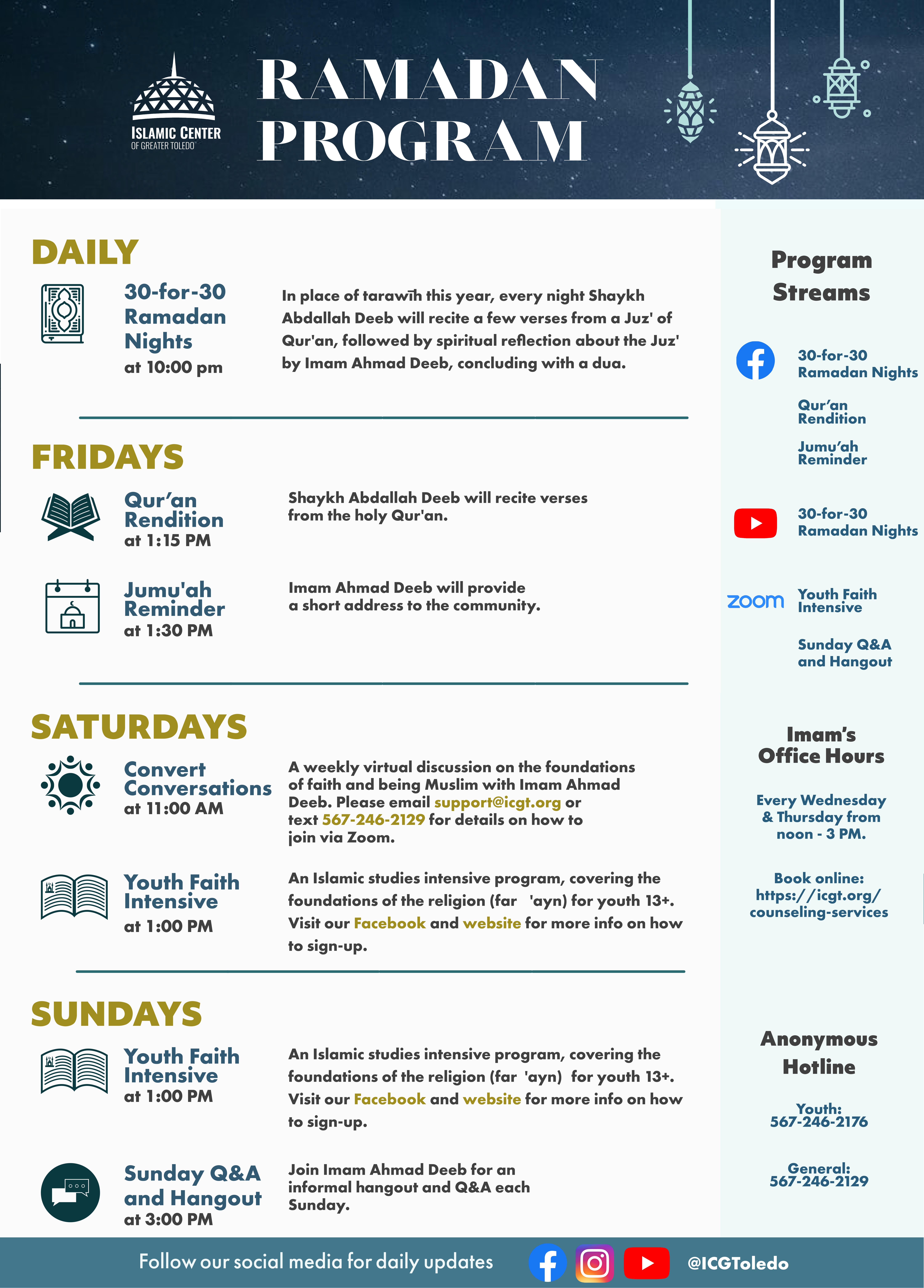 Prayer Services - The Islamic Center of Greater Toledo